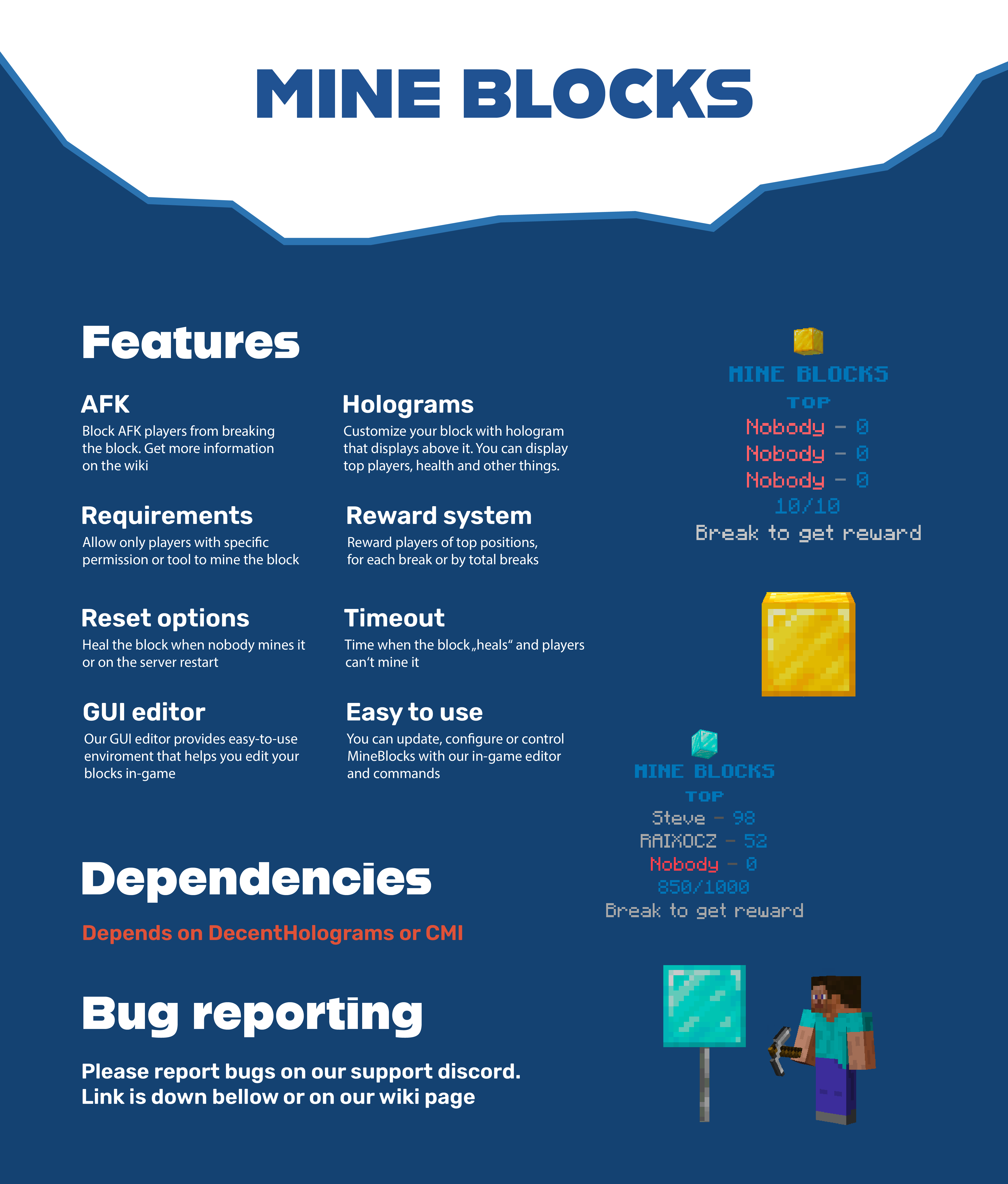 MineBlocks | SpigotMC - High Performance Minecraft Community